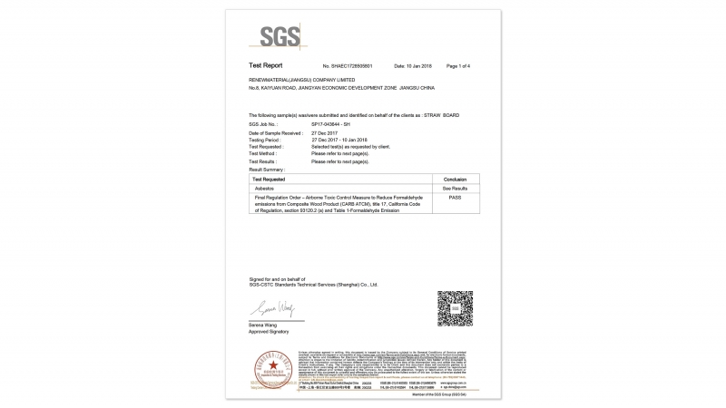 Test & Certifications – RM RenewMaterial