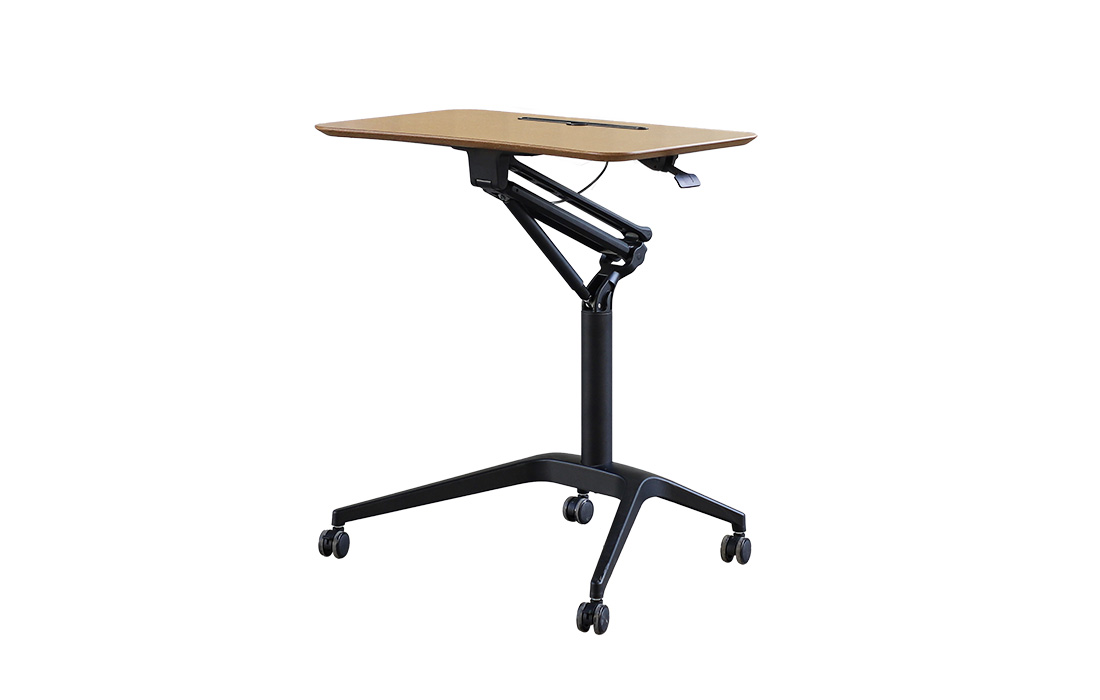 Pneumatic mobile adjustable height desk – RM RenewMaterial